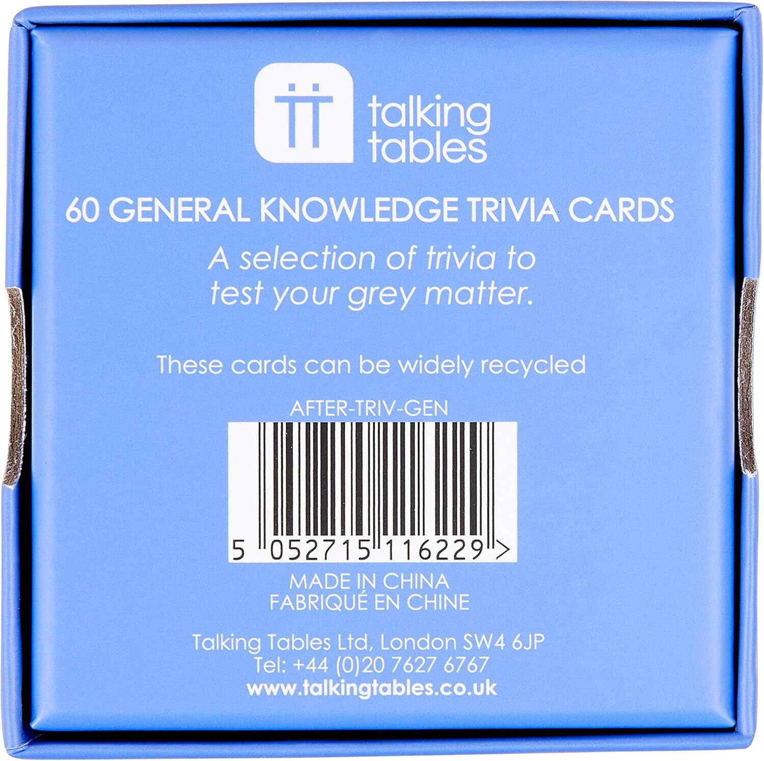 General Knowledge Trivia Quiz Question Cards | After Dinner Table Game ...