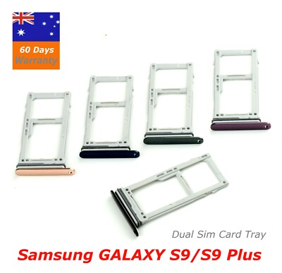 Samsung Galaxy S9 / S9 Plus Dual Nano SIM Card Holder Slot Tray | eBay ...