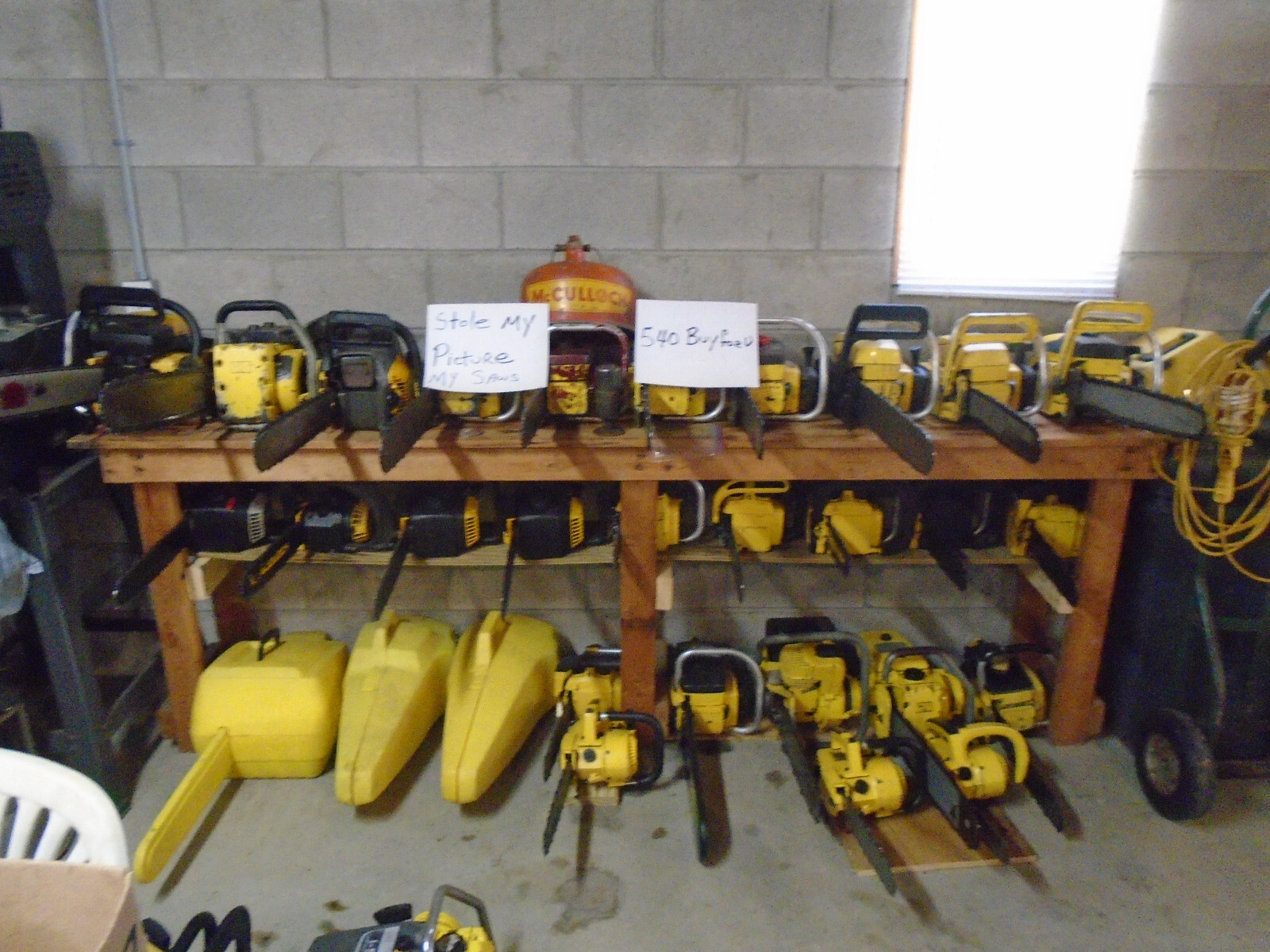 USED McCULLOCH OEM CHAIN ADJUSTER / TENSIONER MAC 3200 3214 3216 3500 ...