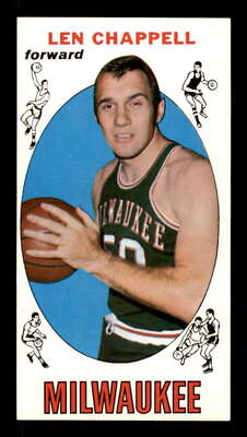 1969-70 Topps #68 Len Chappell EXMT/EXMT+ RC Rookie Bucks 564901 | eBay