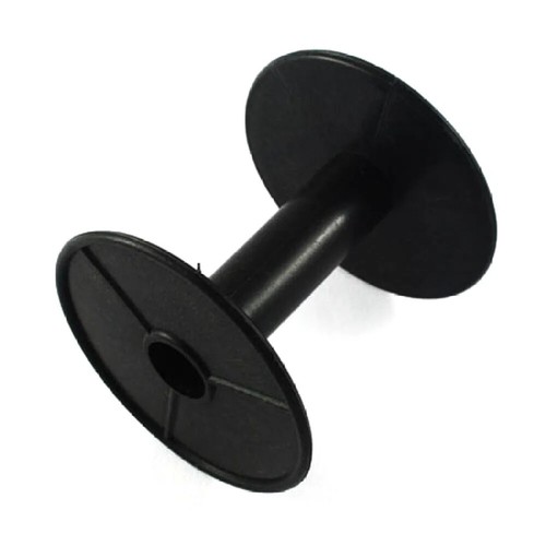 Plastic Spools Wheel Black Empty Wire Bobbins Round for Beading Cord ...