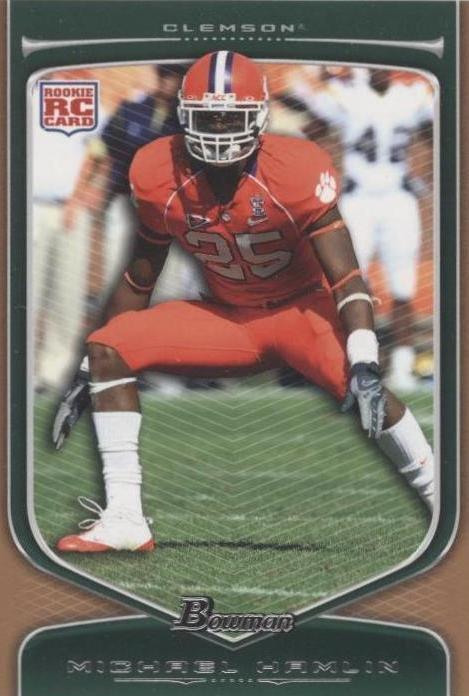 2009 Bowman Draft Picks - Michael Hamlin #215 Bronze /99 (RC) for sale ...