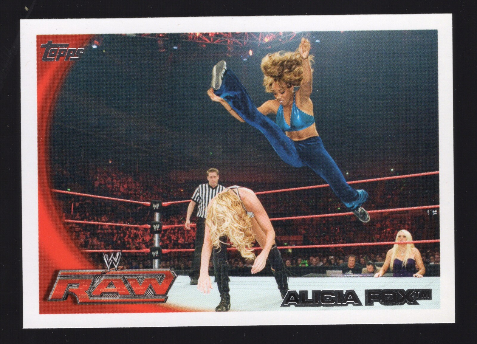 Alicia Fox 2010 Topps WWE #6 Wrestling Divas Sports Trading Card | eBay