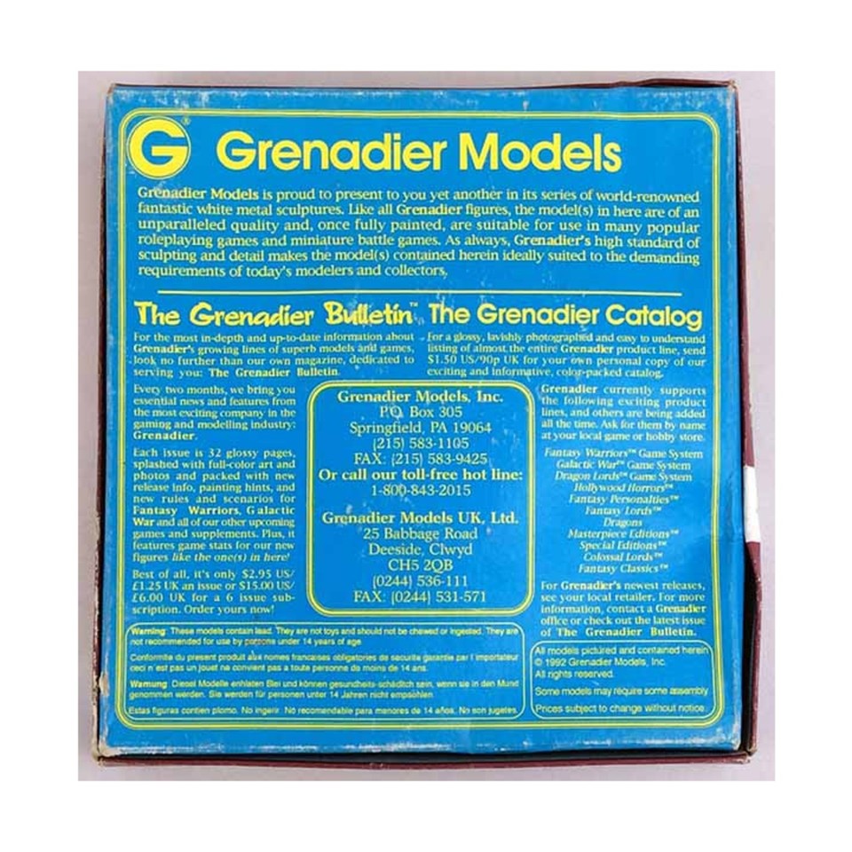 Grenadier Boxed Minis Fantasy Warriors - Dwarves VG/NM | eBay