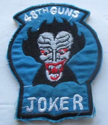 US HELICOPTER GUNSHIP 48th AHC JOKERS VIETNAM WAR VINTAGE ORIGINAL ...