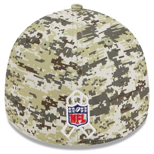 New Era Washington Commanders Camo Yellow Red 39Thirty 3930 Patch ...