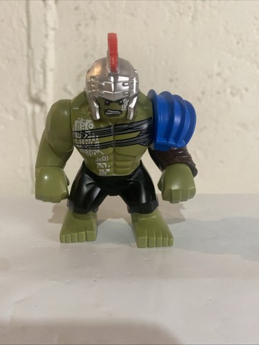 LEGO Hulk Minifigure Big Fig Thor Ragnarok Arena Clash Marvel Heroes ...