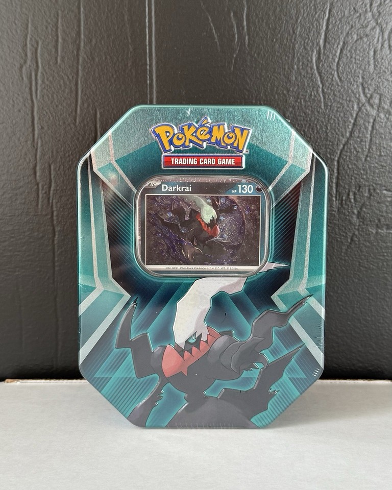 NEW Pokémon Triple Whammy Collector Tin (Darkrai, Tyranitar & Slaking ...