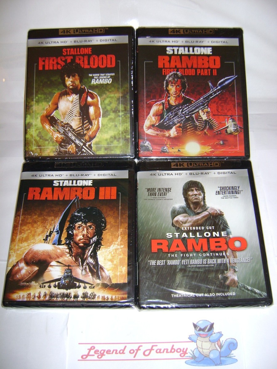 Rambo Ray Sylvester Stallone's Rambo Trilogy Is Getting A 4K Ultra HD
