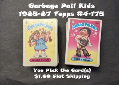 1985-87 Topps Garbage Pail Kids #4-175 YOUR CHOICE $1.09Flat Ship ...