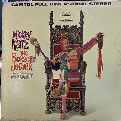 Mickey Katz The Borscht Jester 1960 Vinyl LP Album Capitol ST1445 ...