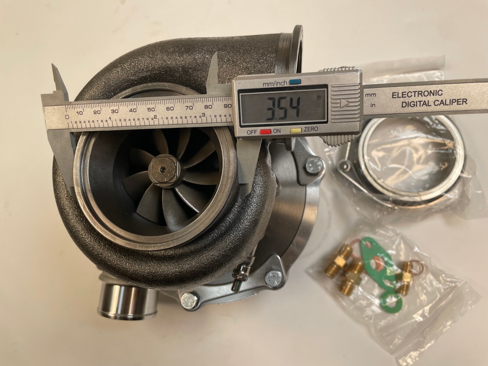 for 2 V-band .83 turbine ball bearing turbo charger GT35 G35-900 .72 ...