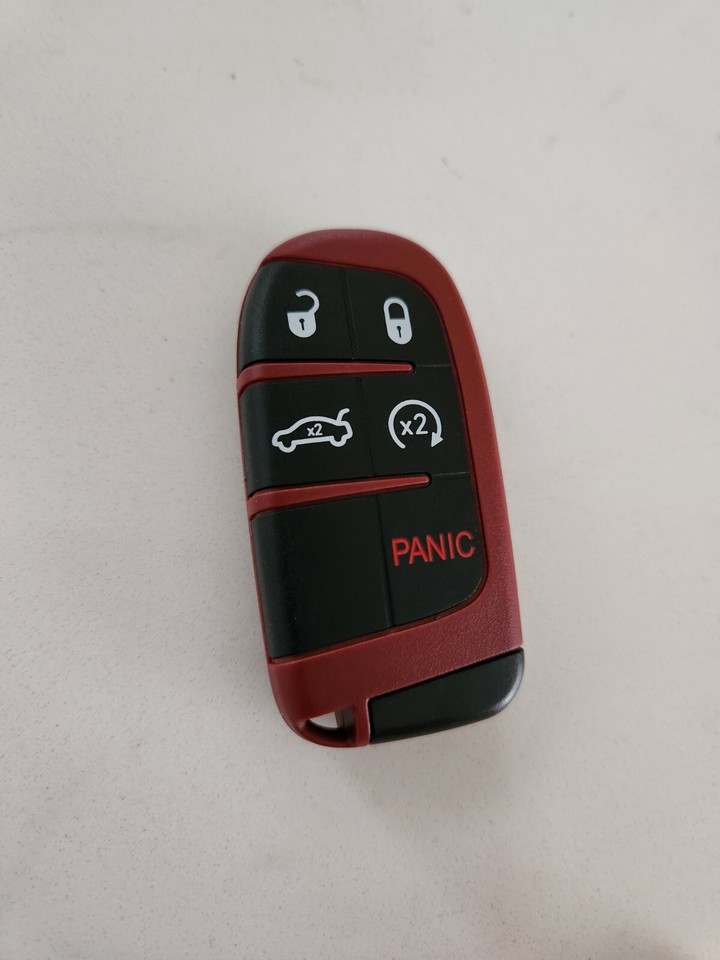 RED SRT HELLCAT KEY FOB shell Dodge Charger Challenger Jeep Chrysler | eBay