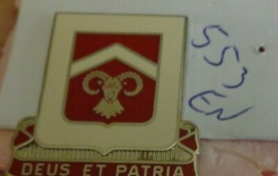 U.S.ARMY CREST, DI, 553RD ENGINEER BATTALION | eBay