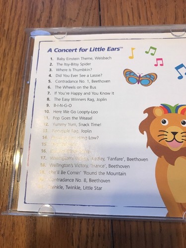 Baby Einstein Playdate Fun- A Concert For Little Ears Audio CD Ships N ...