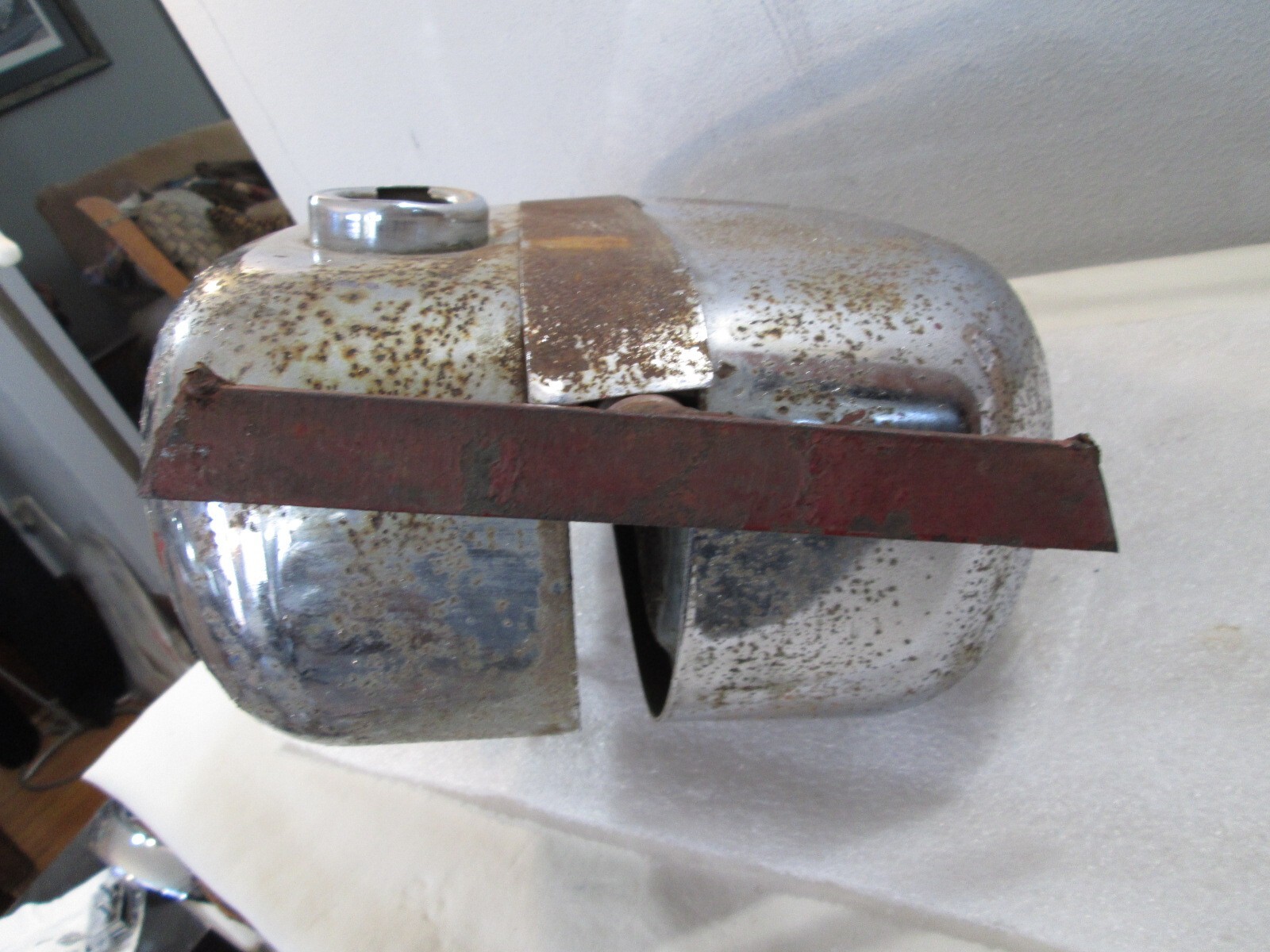 1947-1948 Vintage Marman Twin motorcycle bicycle fuel tanks, RARE!!! | eBay