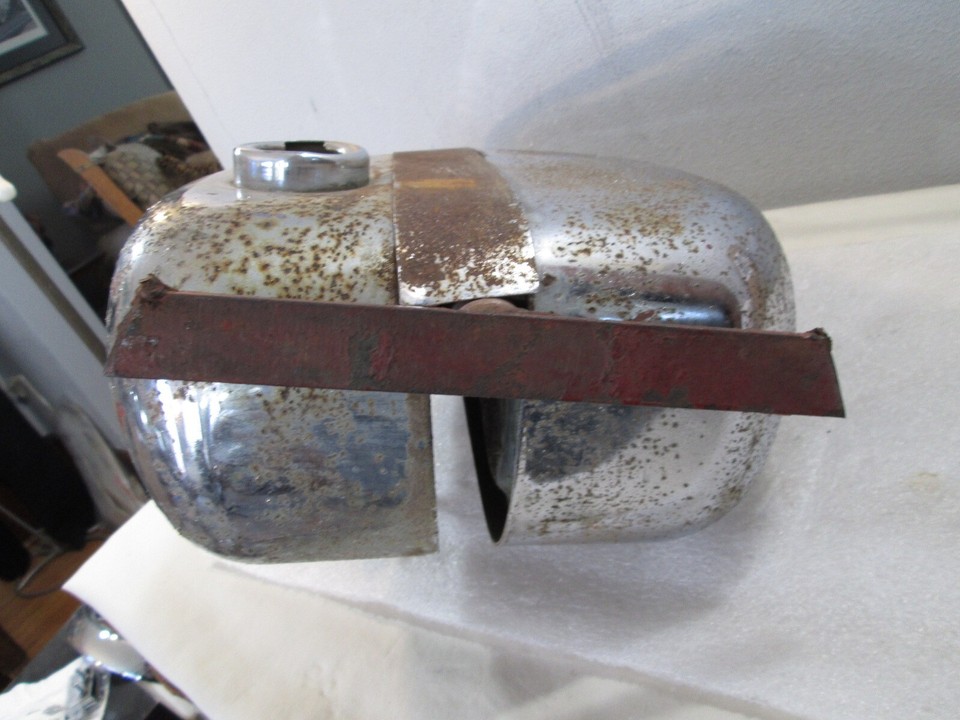 1947-1948 Vintage Marman Twin motorcycle bicycle fuel tanks, RARE!!! | eBay