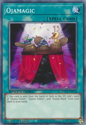 Ojamagic - SGX1-ENC14 - Common - 1st Edition NM Yugioh Speed Duel GX ...