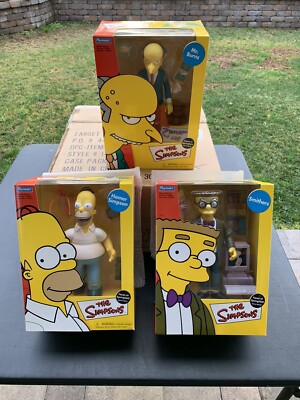 The Simpsons Faces of Springfield Deluxe; Smithers, Mr. Burns & Homer ...