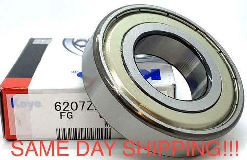KOYO 6207 ZZC3, Single Row Radial Bearing (SKF 2Z, Fafnir/Timken 207KDD ...