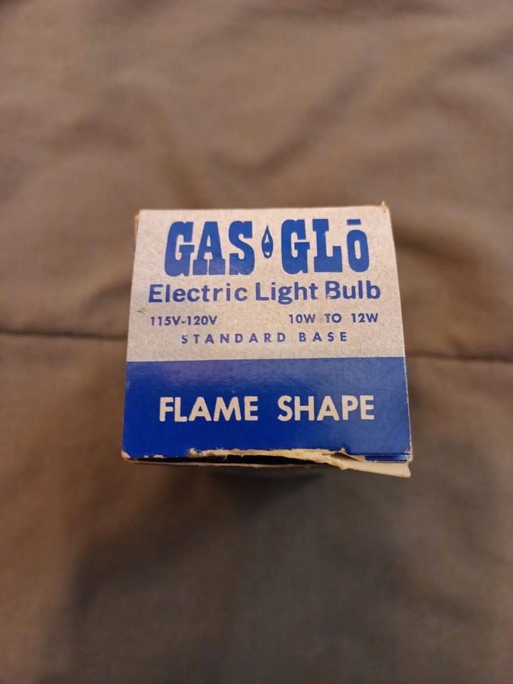 Kyp-Go vintage Gas-Glo Balafire flicker bulb (E26 flame, blue) | eBay