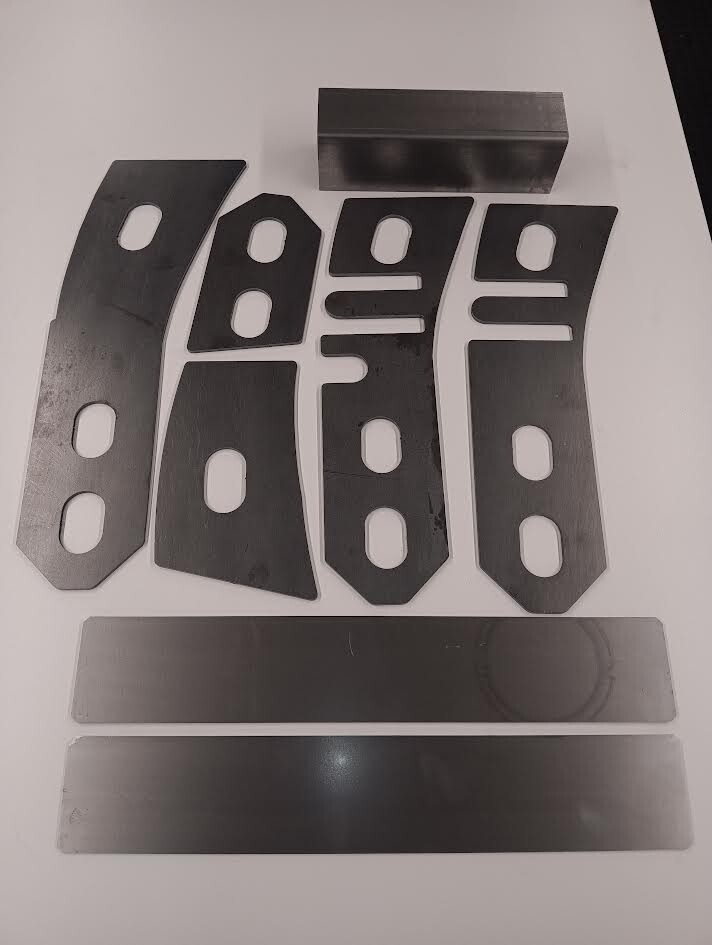 Nissan Navara D40 Chassis Repair Plate Kit Panel Rail Welding 5mm inc ...