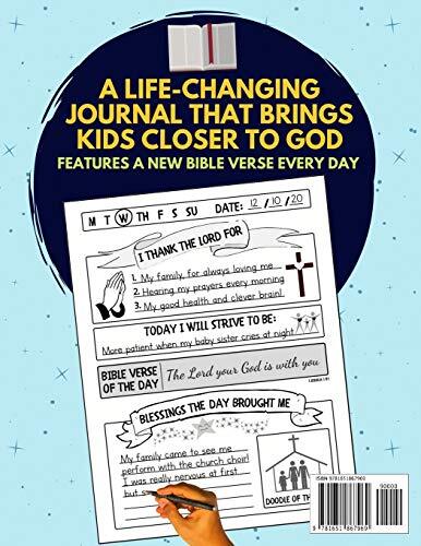 Christian Gratitude Journal for Kids : Daily Journal with Bible Verses ...
