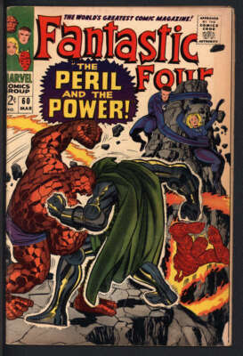 FANTASTIC FOUR #60 4.5 // JACK KIRBY & JOE SINNOTT COVER MARVEL COMICS ...