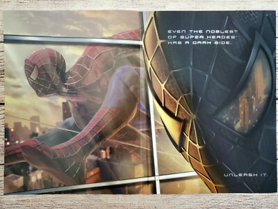 Spider-Man 3 The Game PS3 Xbox 360 Wii 2007 Fold-out Promo Ad Art Print ...