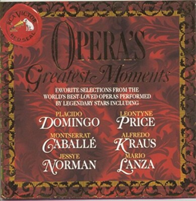 Opera's Greatest Moments - Music CD - - 1992-11-17 - Sony Classical ...