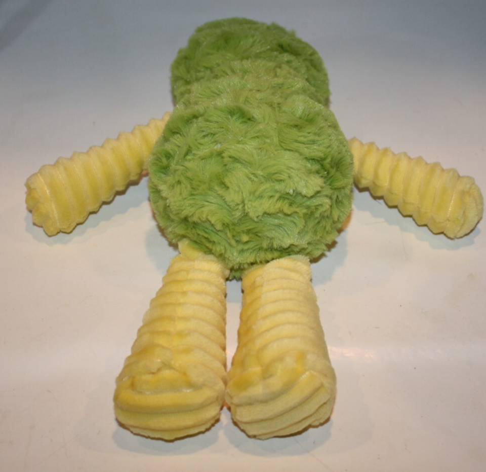 Walmart Plush Green Yellow Frog 11" Ribbed Legs Stuffed Way to ...