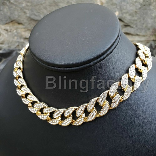 Gold Plated Alloy Young Dolph PRE & 18" Iced Cubic Zirconia Cuban Chain ...