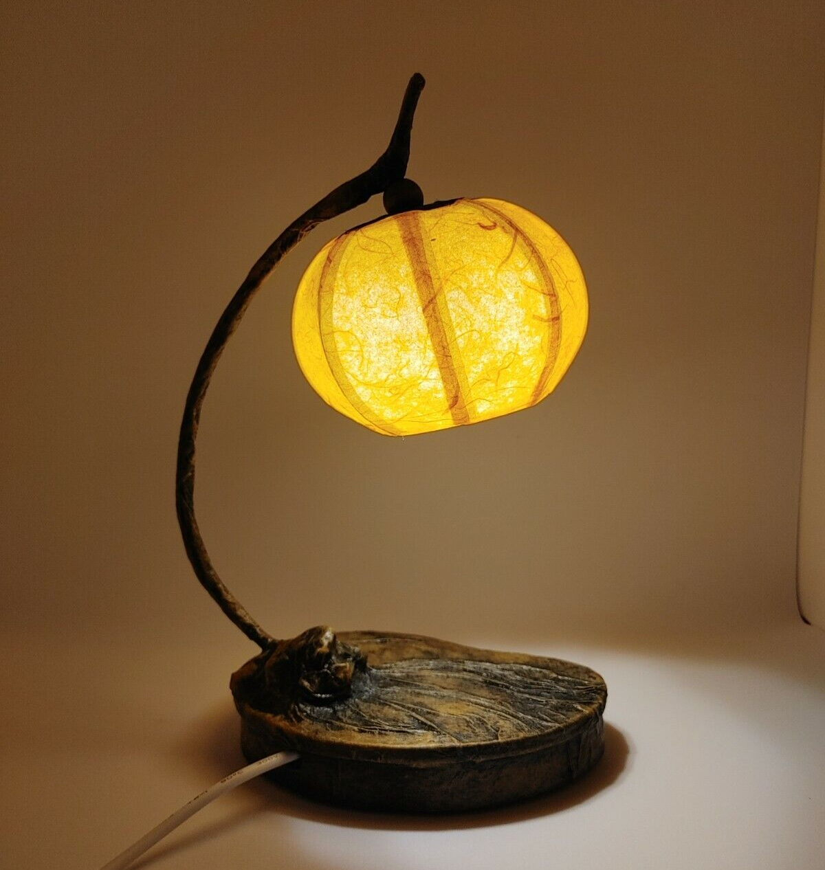 Handmade Paper Dimming LED Table Lamp Desk Bedside Lamp Night ...