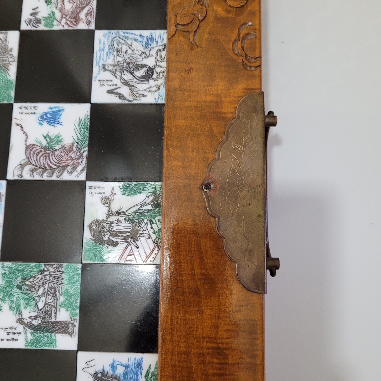 Vintage Chinese Chess Set Emperor Court Chess Set 8 Fairies, Hand ...