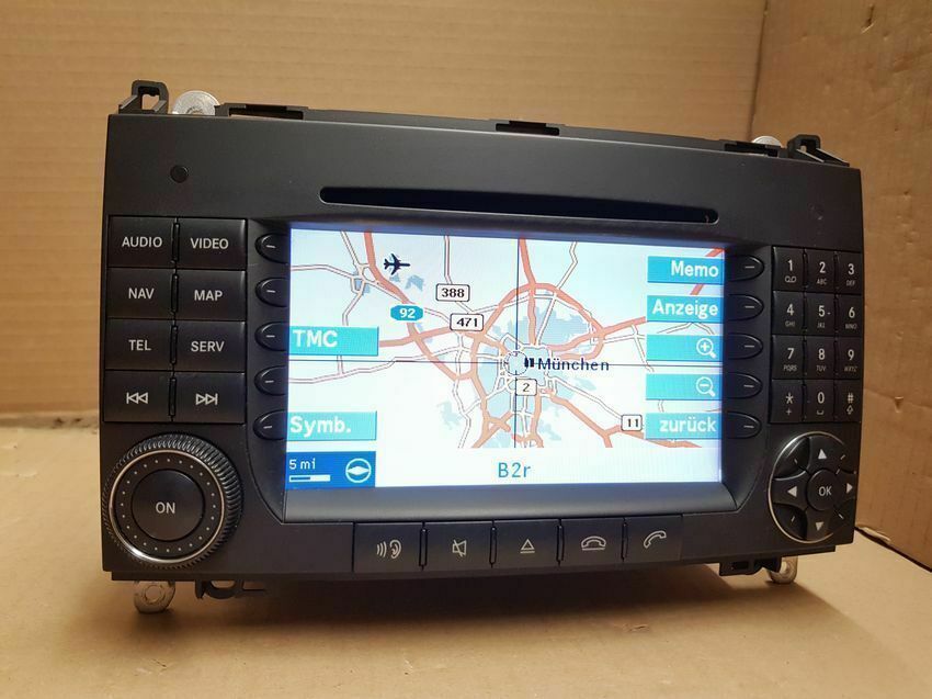 Radio Navi Navigation Mercedes W169 W245 A B Klasse Vito W639 APS ...