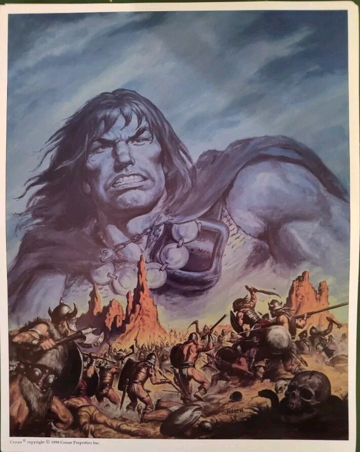 The Conan Classics Collection Set 6 Earl Norem Portfolio 322 Of 2000 | eBay