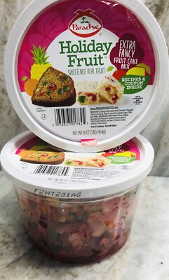 Paradise Holiday Fruit Extra Fancy Fruit Mix Sweetened Real Fruit 16oz ...