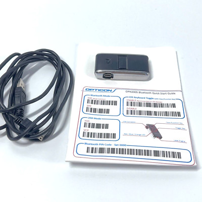 Opticon Bluetooth Wireless Barcode 1D Laser Scanner OPN-2005 - Tested ...