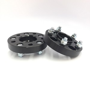 2pc HUB CENTRIC Wheel Spacers 5x114.3 5x4,5 67.1 CB 25MM 1 INCH BLACK ...