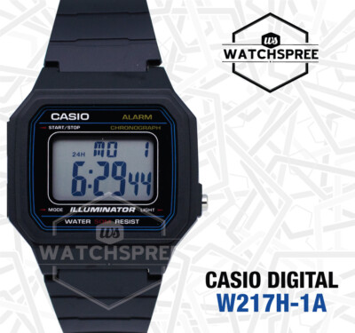Casio Men's Standard Digital Watch W217H-1A | eBay