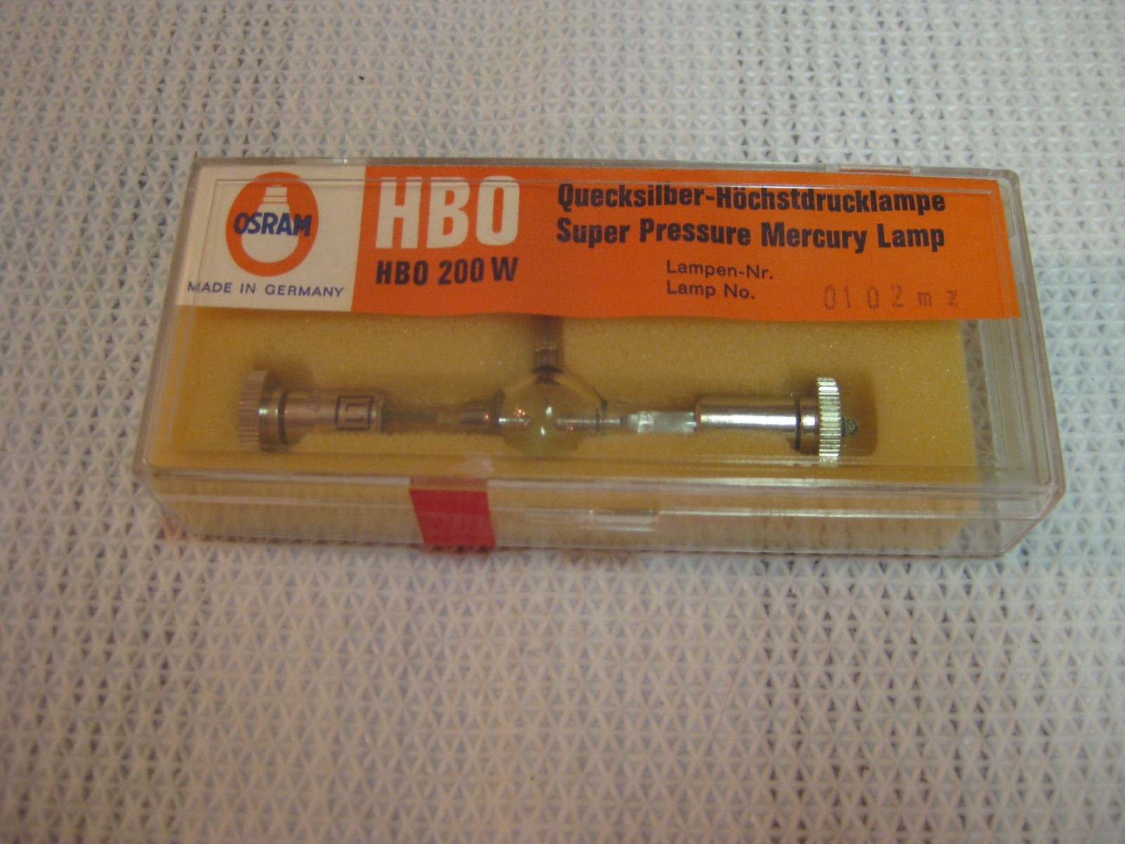 NEW Genuine OSRAM SYLVANIA 69218, 69220, HBO 200W L1 Mercury Short Arc ...