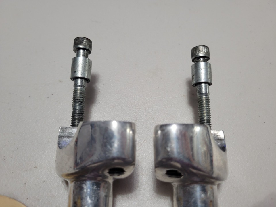 Harley Davidson Chopper Chrome Pullback Post Risers 4.5" Handlebars ...