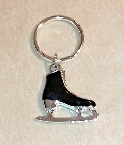 Ice Skate Key Ring ~ Black | eBay