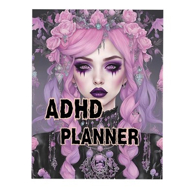 Pastel Goth ADHD Planner Helps Manage Plan Notebook ADHD Notebook ...