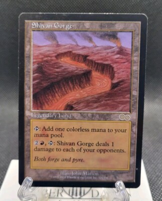 Shivan Gorge Urza's Saga Regular | eBay