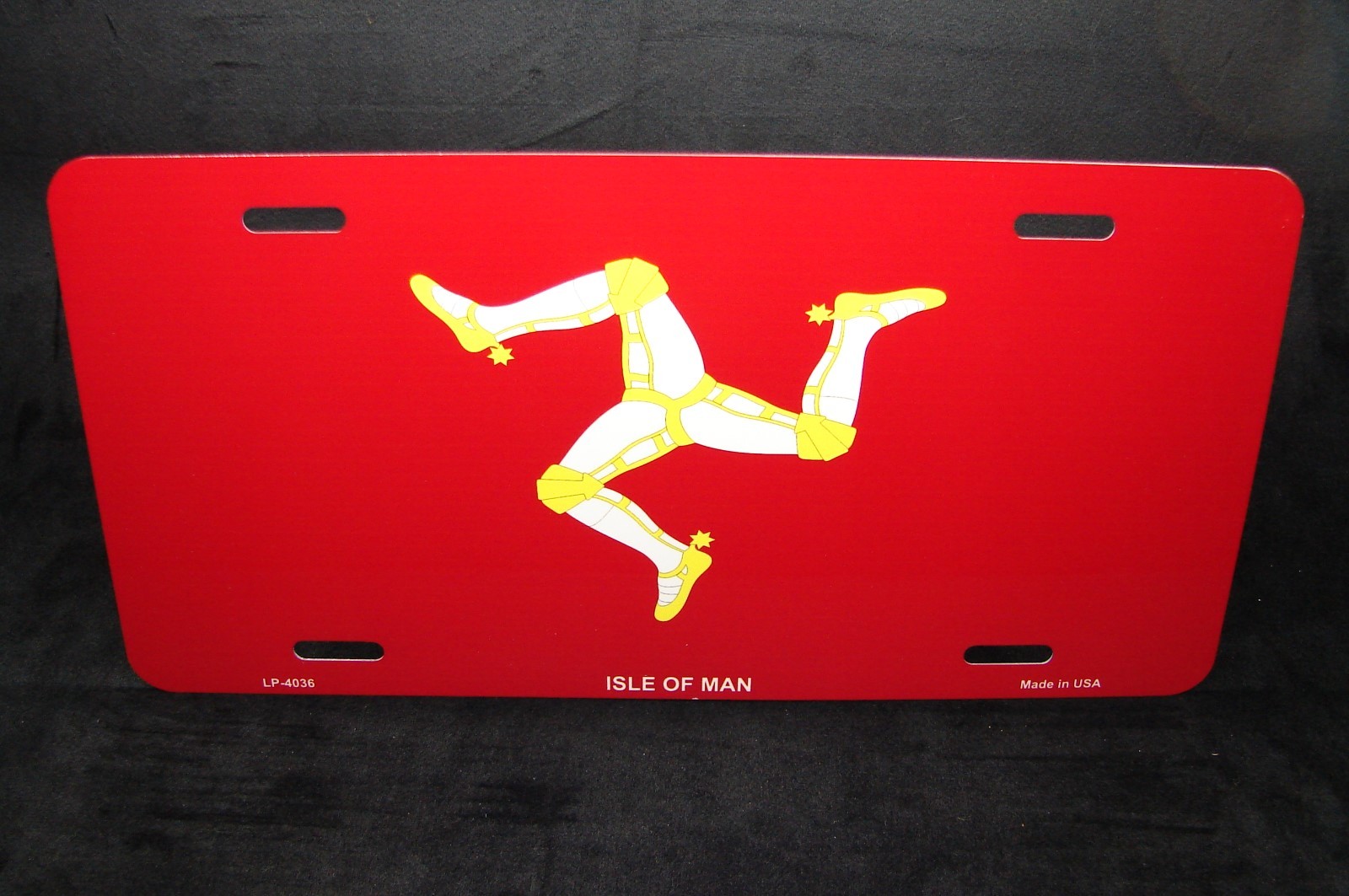 ISLE OF MAN FLAG METAL CAR NOVELTY LICENSE PLATE AUTO TAG | eBay