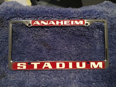 Stadium Pontiac vintage dealership license plate frame Anaheim ...
