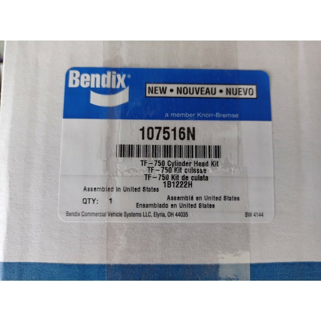 Bendix 107516N Air Compressor Cylinder Head Kit for Tf-750 for sale ...