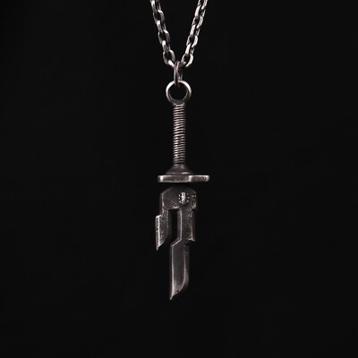 925 Sterling Silver Toji Fushiguro Pendant Inverted Spear Of Heaven ...