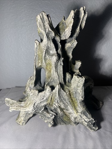 Large Aquarium Resin Tree Root Stump Wood Decoration Fish Tank 12” Tall ...